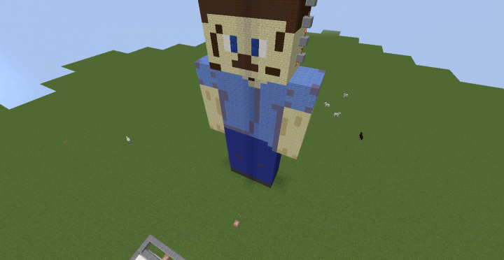 Burning Steve! Minecraft Map