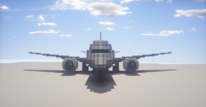 Boeing 777-200 Minecraft Map