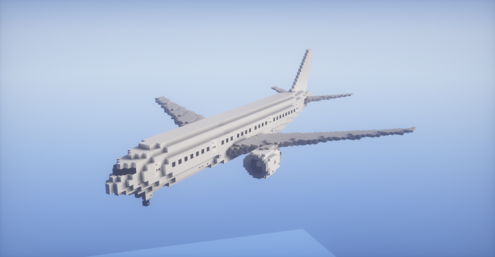 Boeing 777-200 Minecraft Map