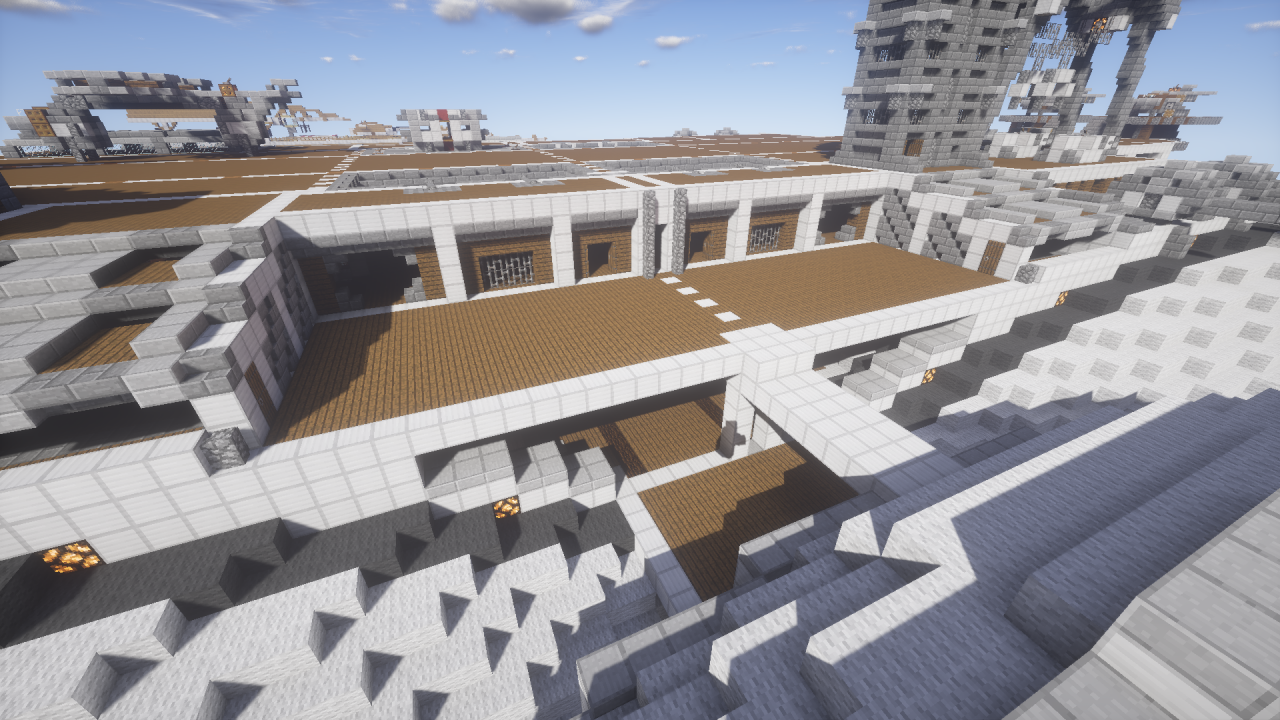 Steampunk Super Heavy Carrier "Titan" Minecraft Map