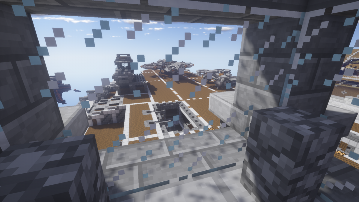 Steampunk Super Heavy Carrier "Titan" Minecraft Map