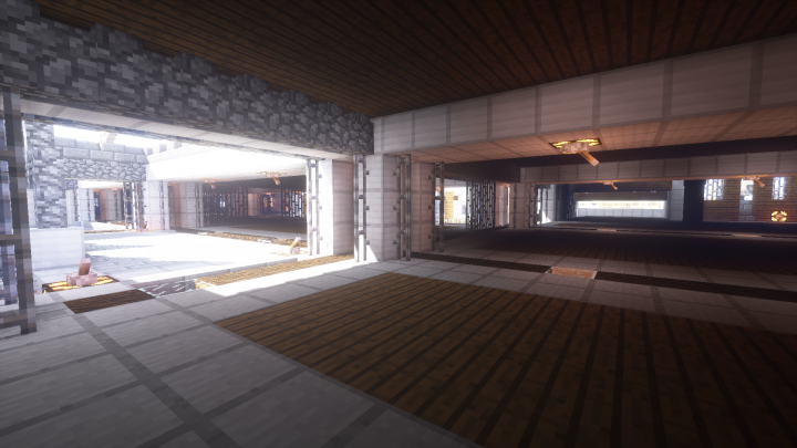 Steampunk Super Heavy Carrier "Titan" Minecraft Map