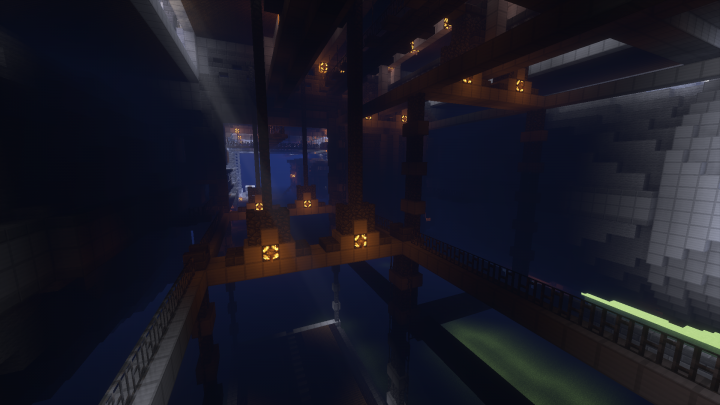 Steampunk Super Heavy Carrier "Titan" Minecraft Map