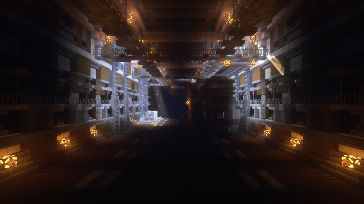 Steampunk Super Heavy Carrier "Titan" Minecraft Map