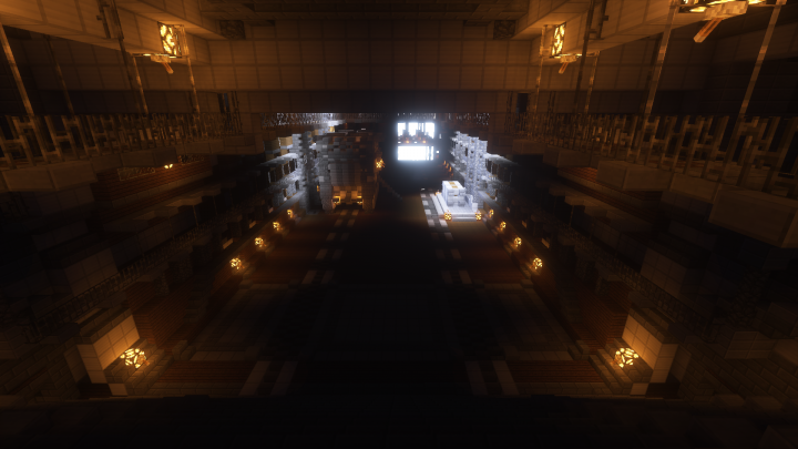 Steampunk Super Heavy Carrier "Titan" Minecraft Map