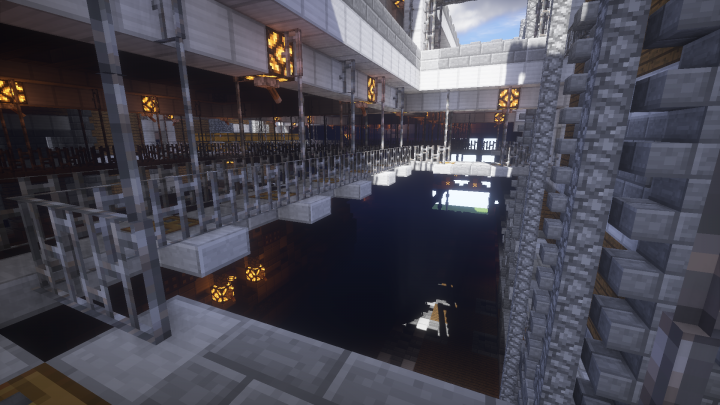 Steampunk Super Heavy Carrier "Titan" Minecraft Map