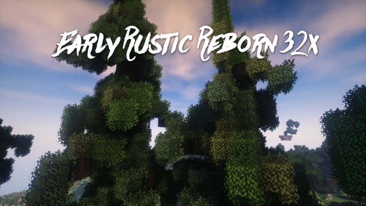 Early Rustic Reborn 32x32 [3D Models!!!!!] [Alpha Version] [discontinued] Minecraft Texture Pack