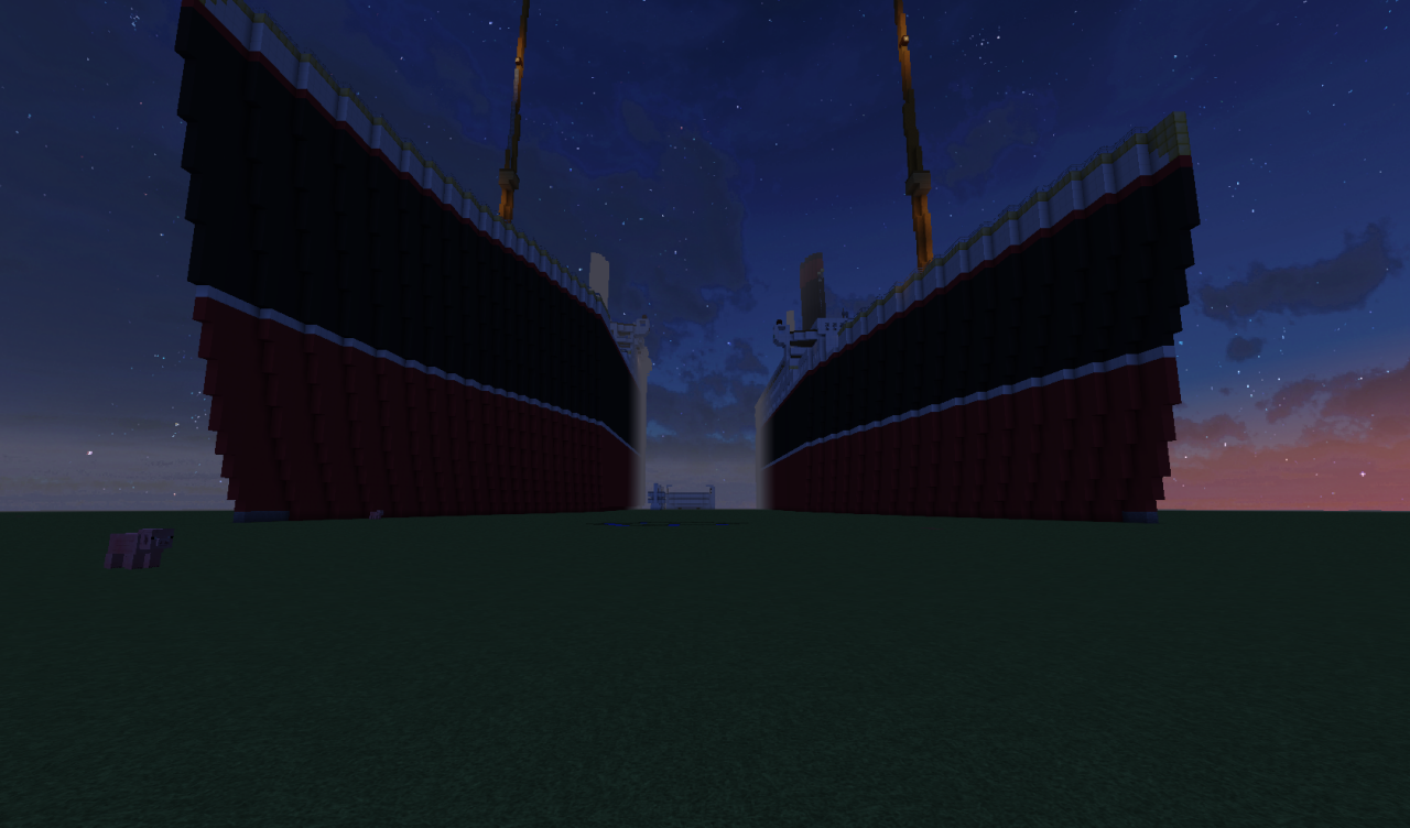 The RMS Silje and RMS Petter (Work In Progress) Minecraft Map