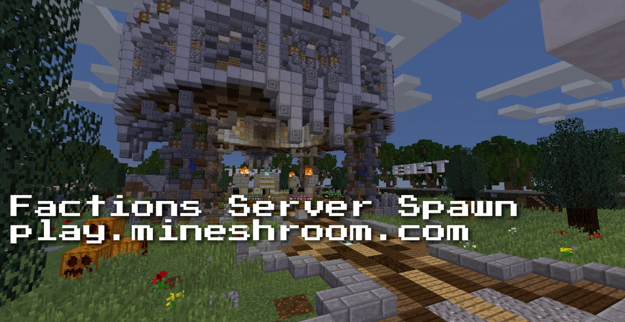 Factions Server Spawn Minecraft Map