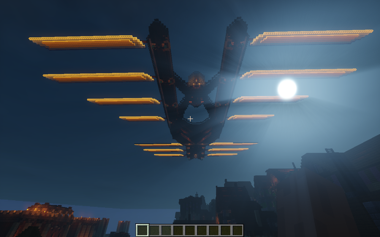 SOL Airship / Lightship (Valkyrian Warfare Mod 1.10.2) Minecraft Map