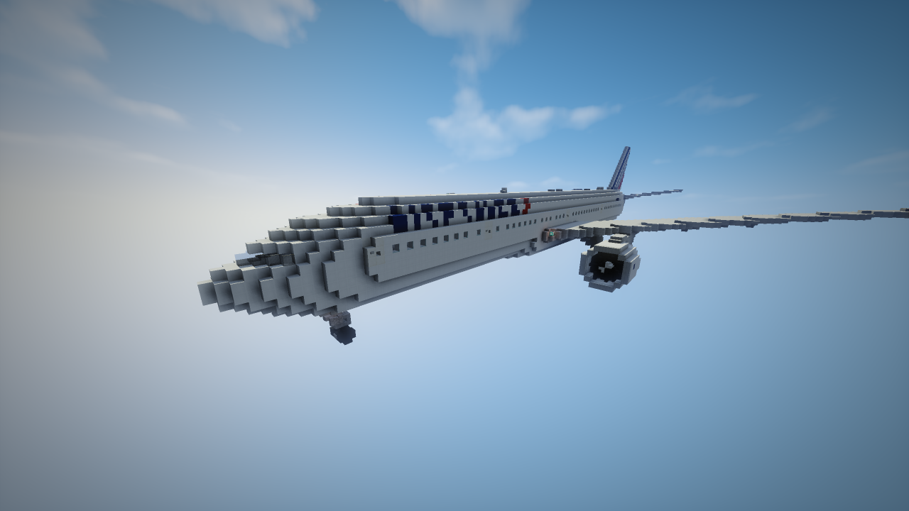 Boeing 777-300ER Minecraft Map