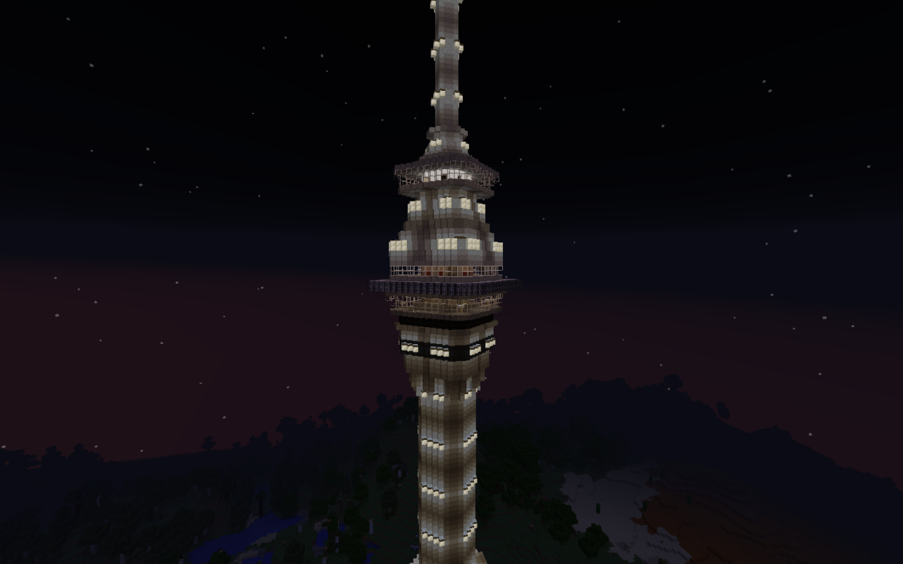 Sky Tower in Auckland Minecraft Map