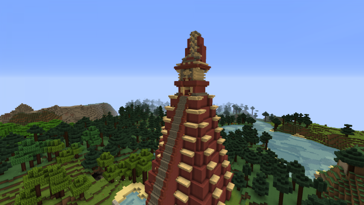 The Mayan City of Tikal (Guatemala) Minecraft Map