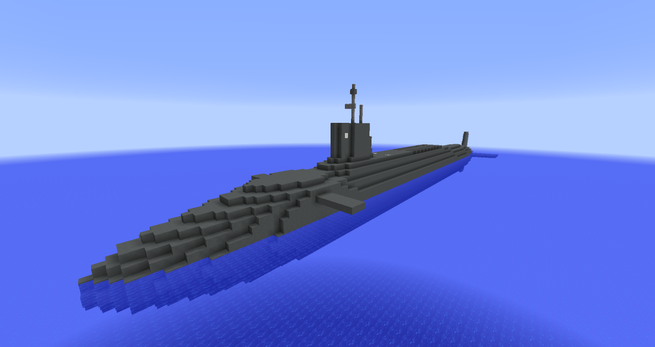 Vanguard-class Submarine (SSBN) Minecraft Map