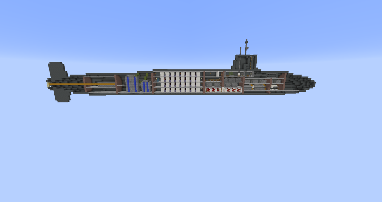 Vanguard-class Submarine (SSBN) Minecraft Map