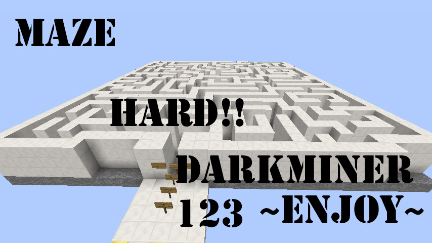 High level Maze [Hard] Minecraft Project