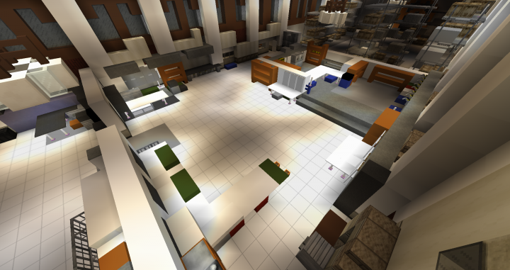 The Division - BASE OF OPERATIONS building Minecraft Map