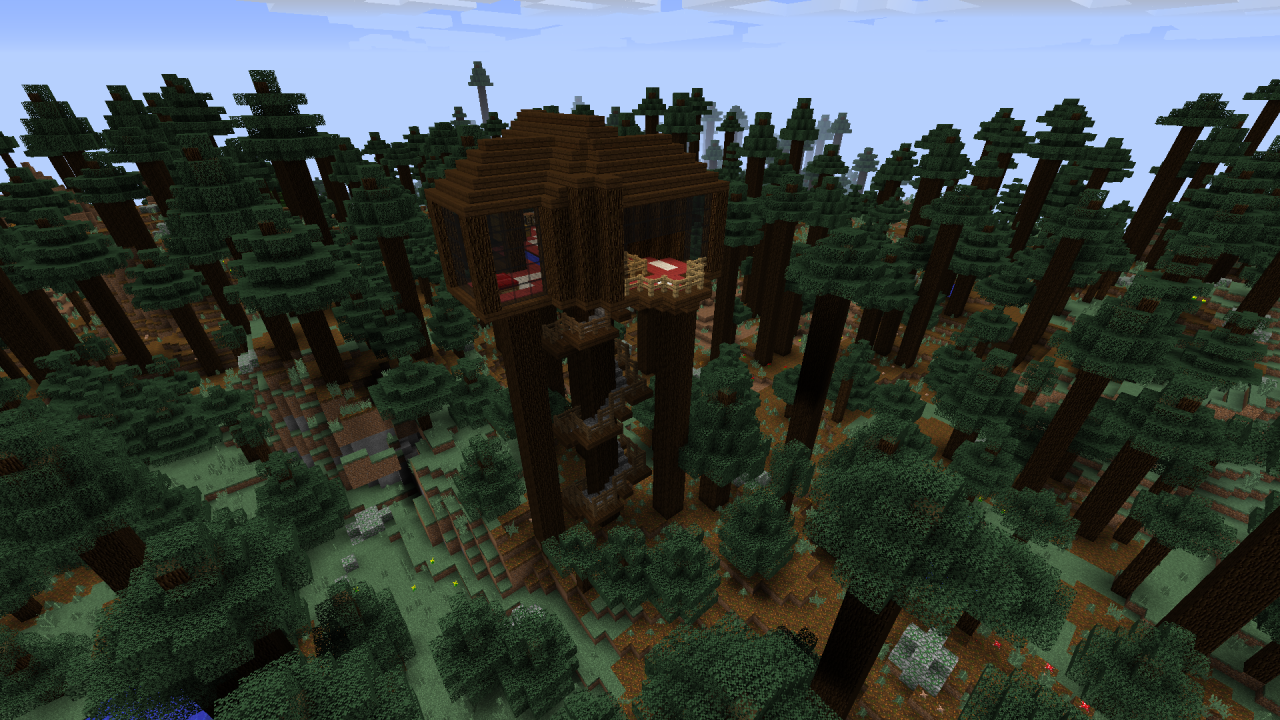 Tree House Minecraft Map