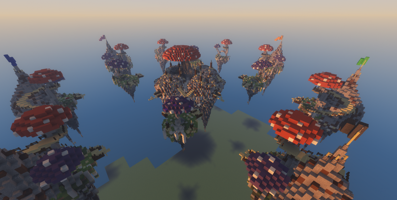 Fantasy Bedwars Map - Sphere Builds Minecraft Map