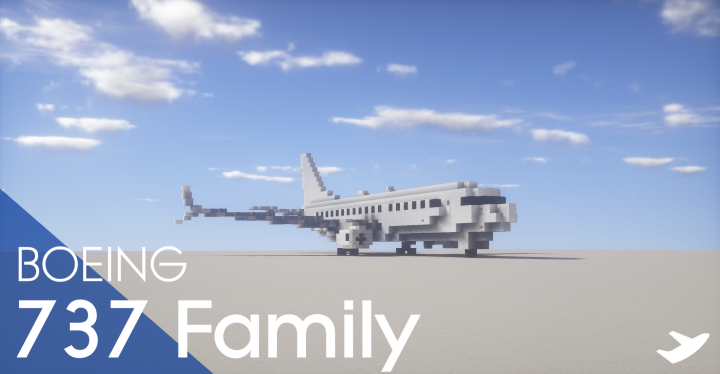 Boeing 737 Family Minecraft Map
