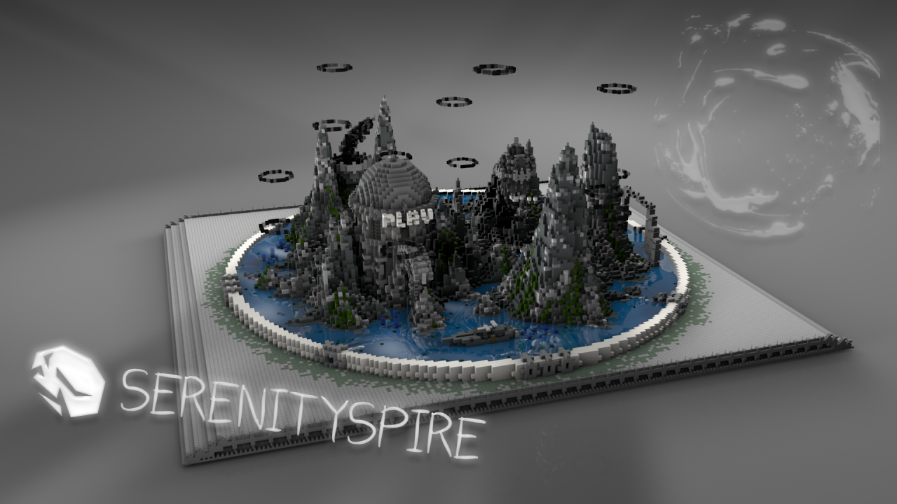 SerenitySpire #Spawn [Small] Minecraft Map