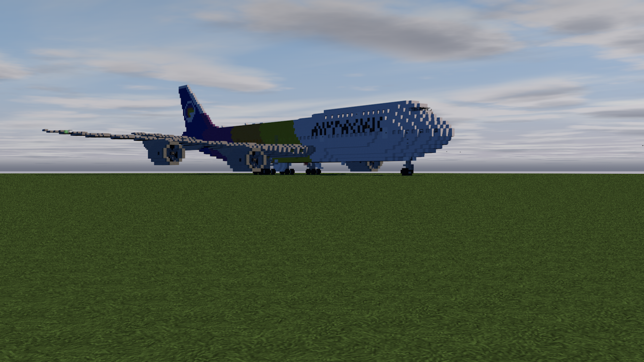 Boeing 747-100 Air Pacific Minecraft Map