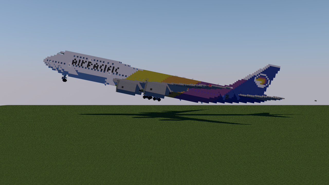 Boeing 747-100 Air Pacific Minecraft Map