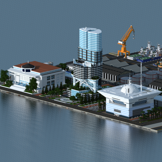 Command center and electronic warfare Minecraft Map