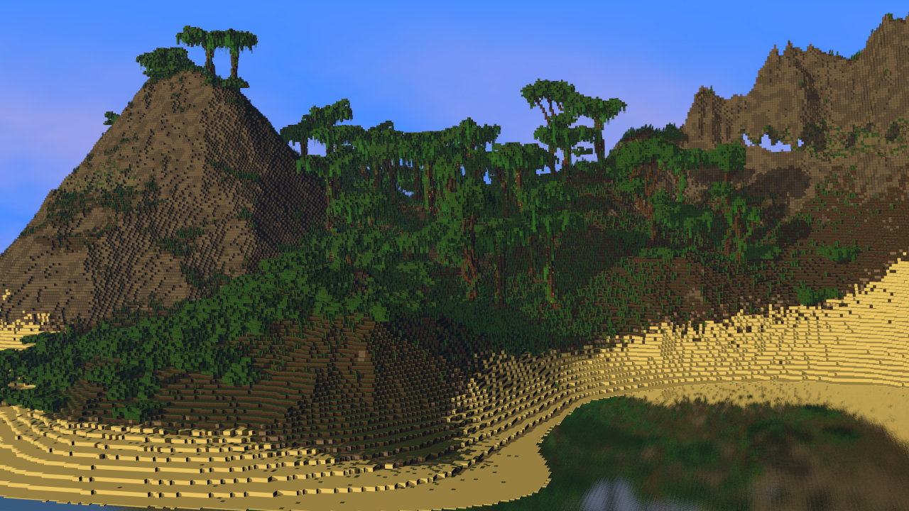 Worldpainter Map ( 7,5k x 15,8k ) Minecraft Map