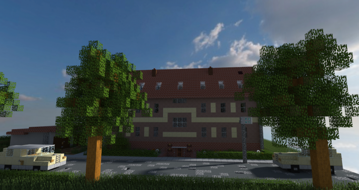 Old East German Apartment Building Minecraft Map