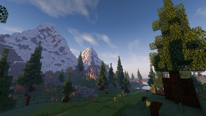 A Random Mountain Minecraft Map