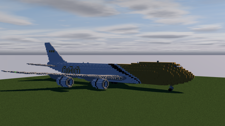 TNT Airways Boeing 747-400 Minecraft Map