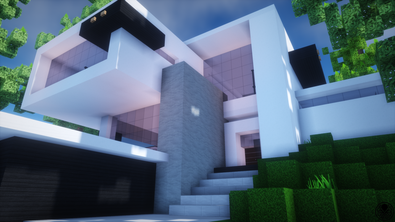 [OLD] Screen Modern House | Contemporary Housing Minecraft Map