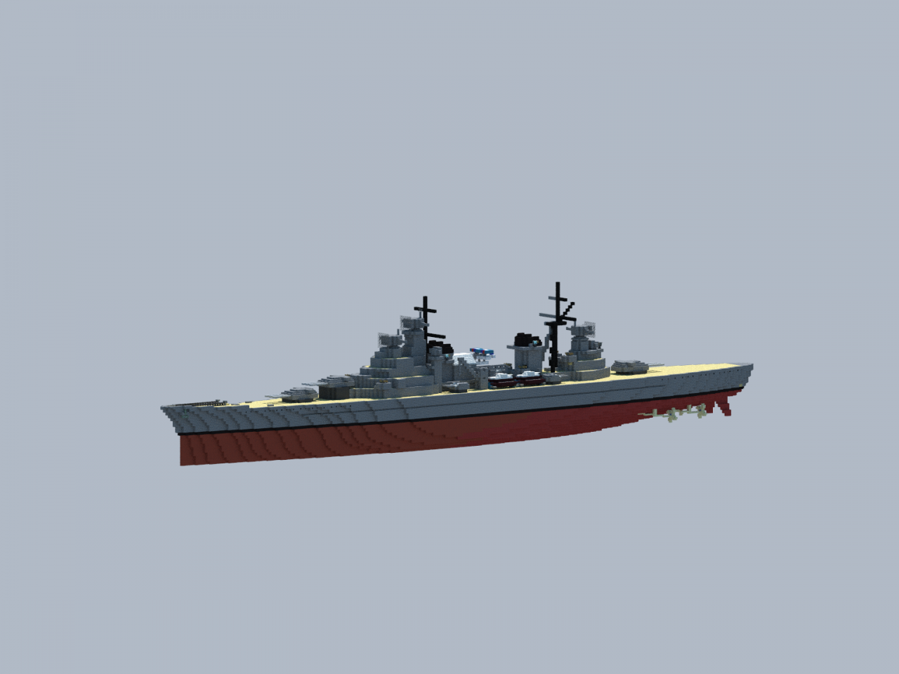 project 1047 dutch battlecruiser Minecraft Map