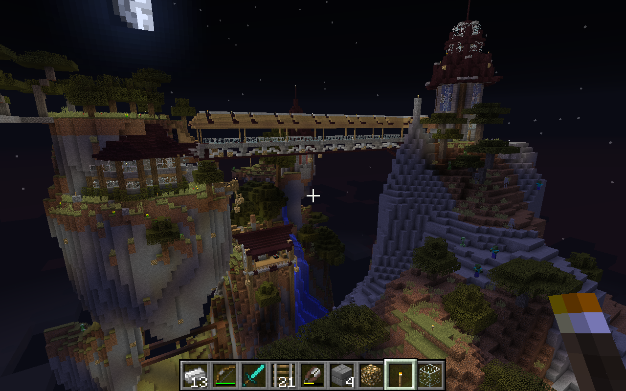 Mountain setup Minecraft Map