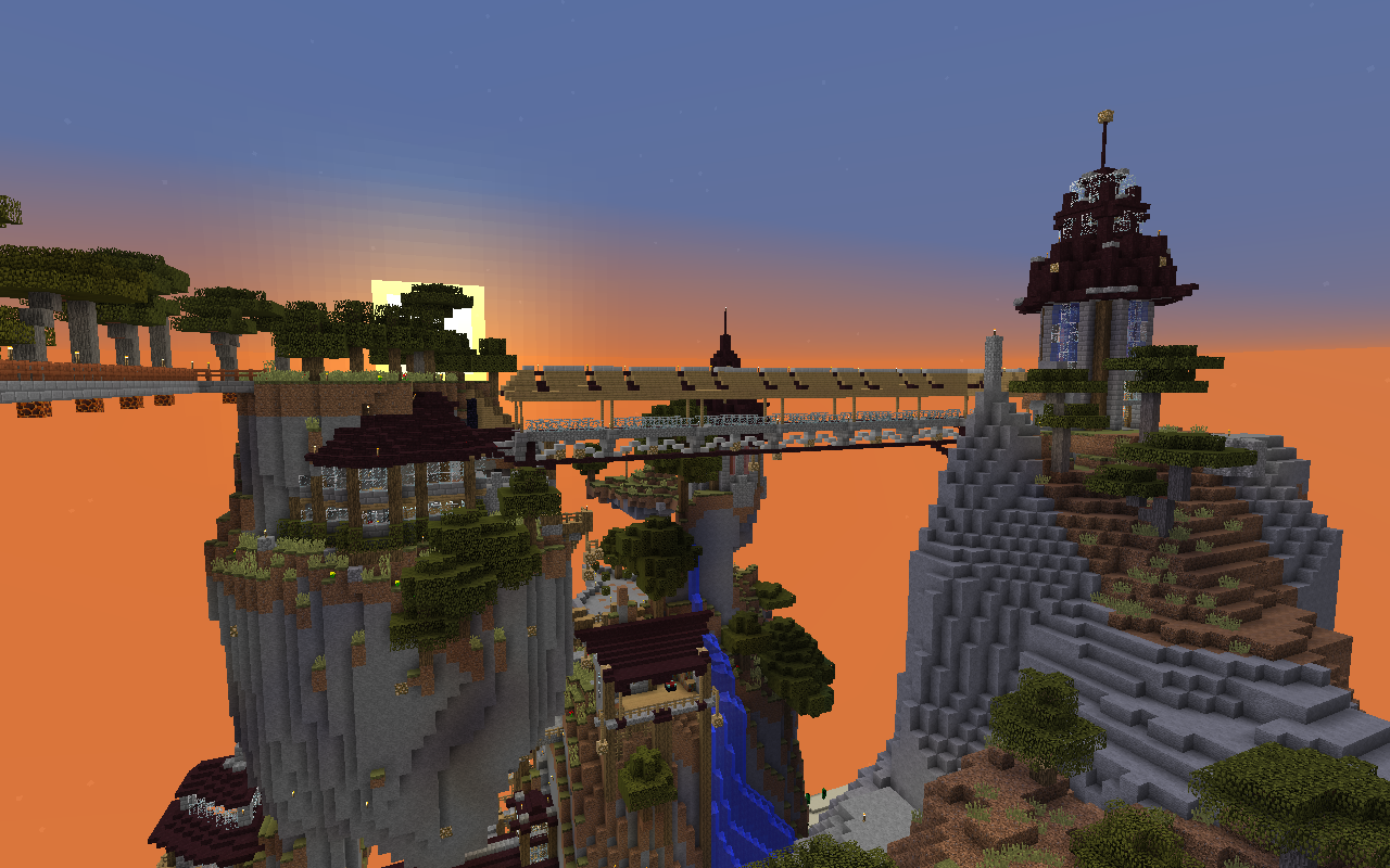 Mountain setup Minecraft Map