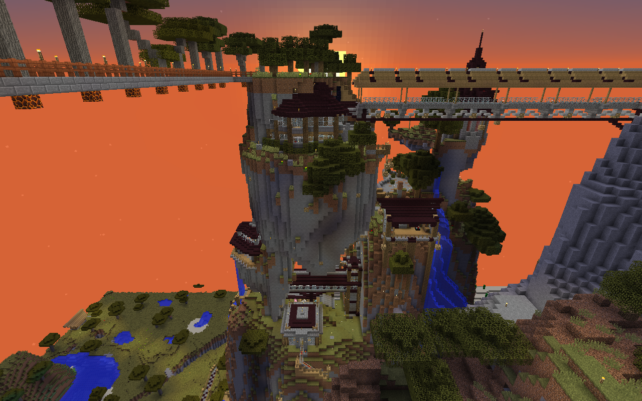 Mountain setup Minecraft Map