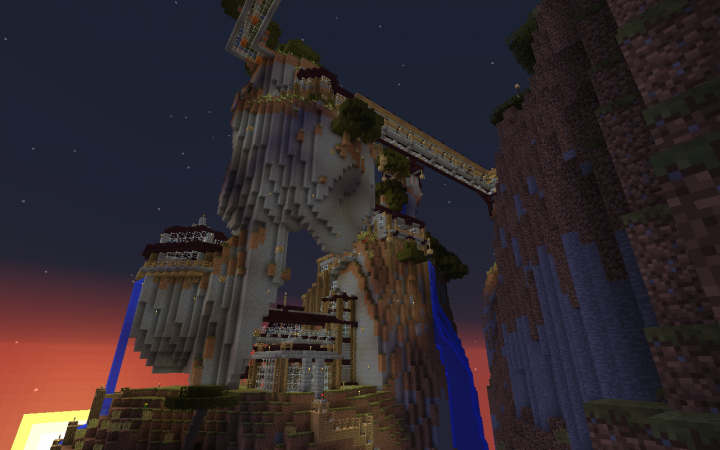 Mountain setup Minecraft Map