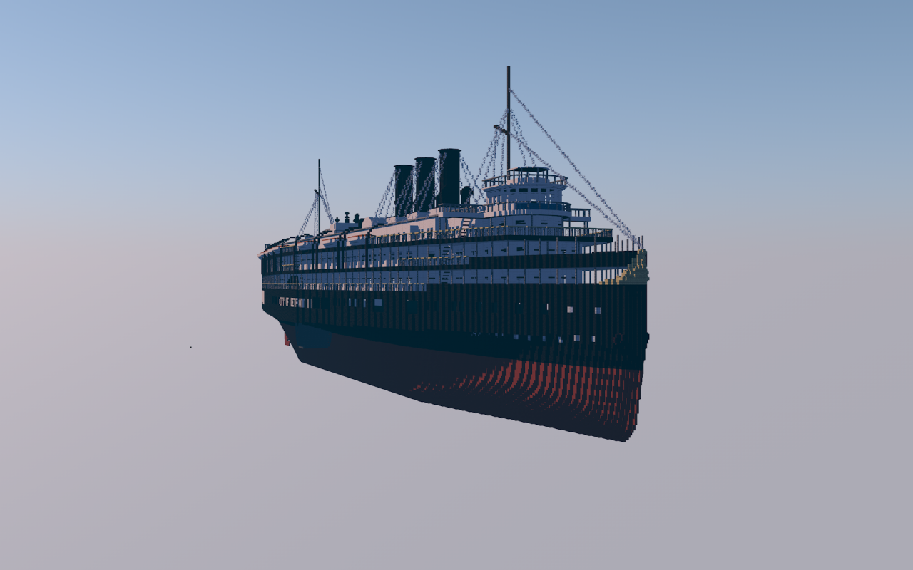 SS City of Detroit III ~ 4:1 ~ Download Minecraft Map