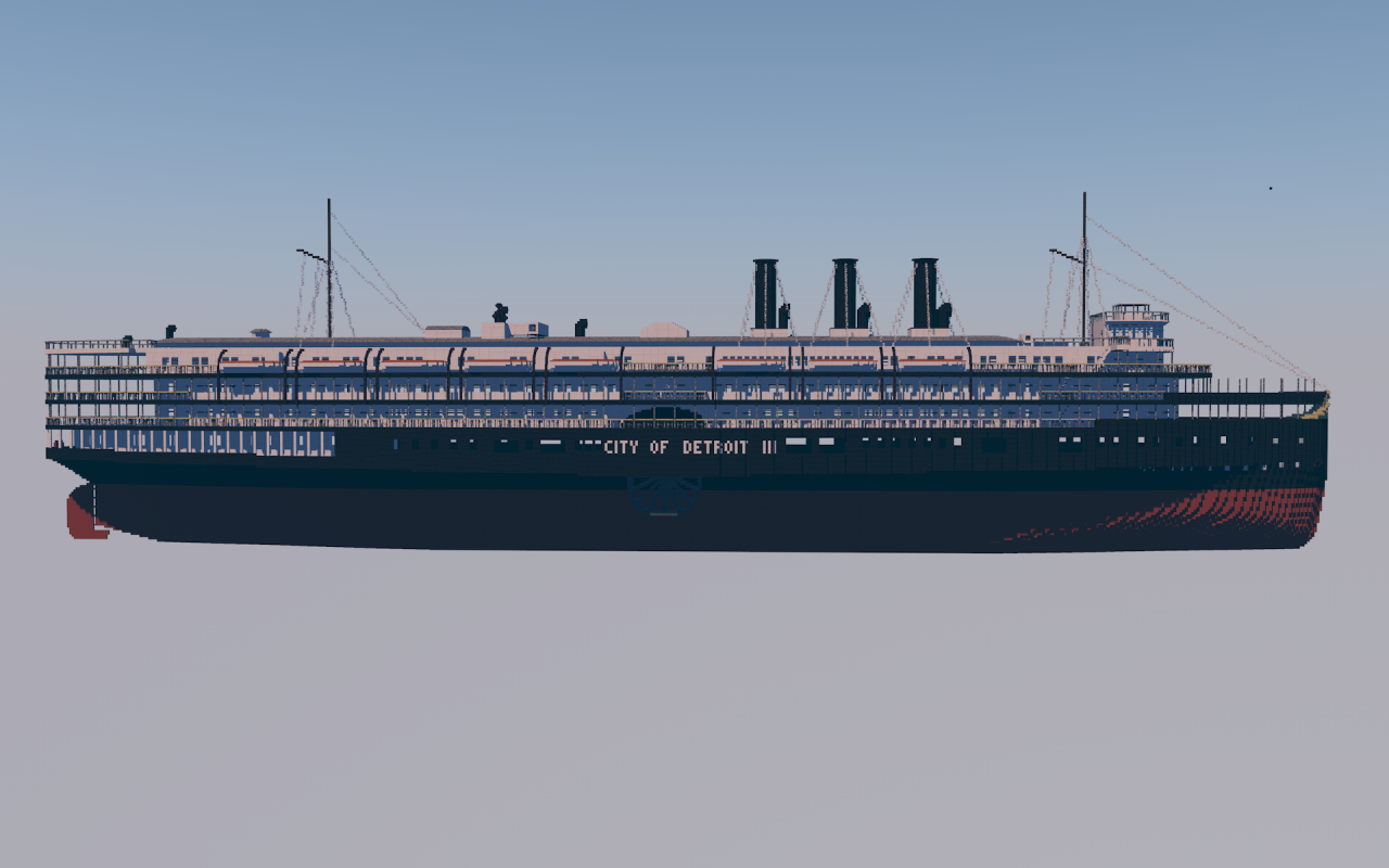 SS City of Detroit III ~ 4:1 ~ Download Minecraft Map