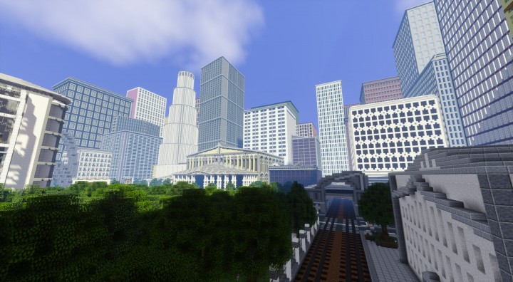 [Hub / Cityscape] Empire of Steel Minecraft Map