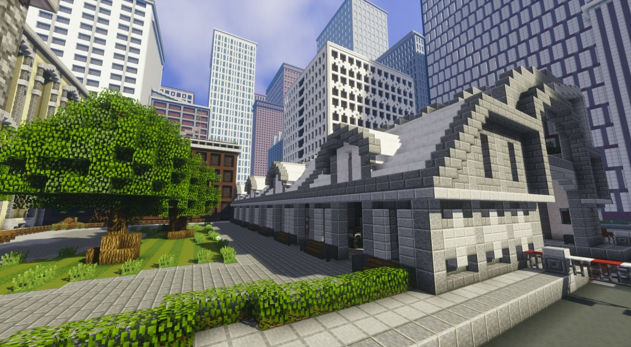 [Hub / Cityscape] Empire of Steel Minecraft Map