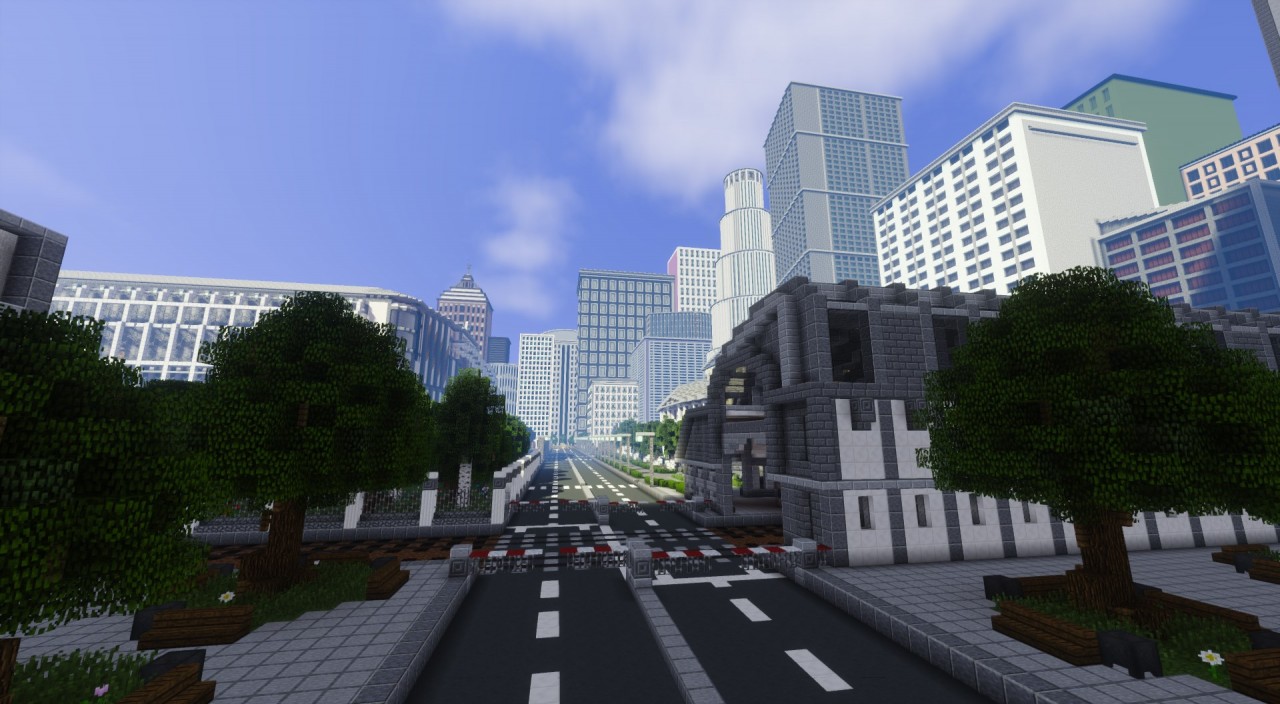 [Hub / Cityscape] Empire of Steel Minecraft Map