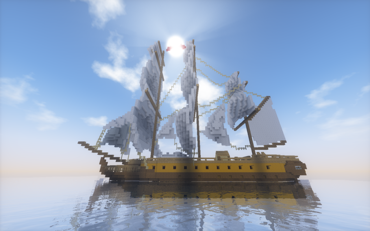 18th century Post ship Minecraft Map