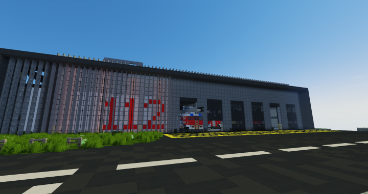 European Fire Station | TheVisual_Play Minecraft Map