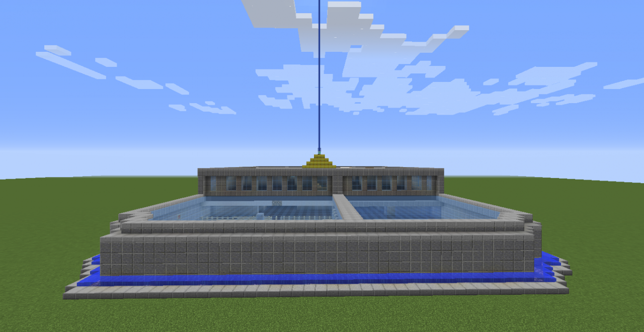 Big Blue Mansion Minecraft Map
