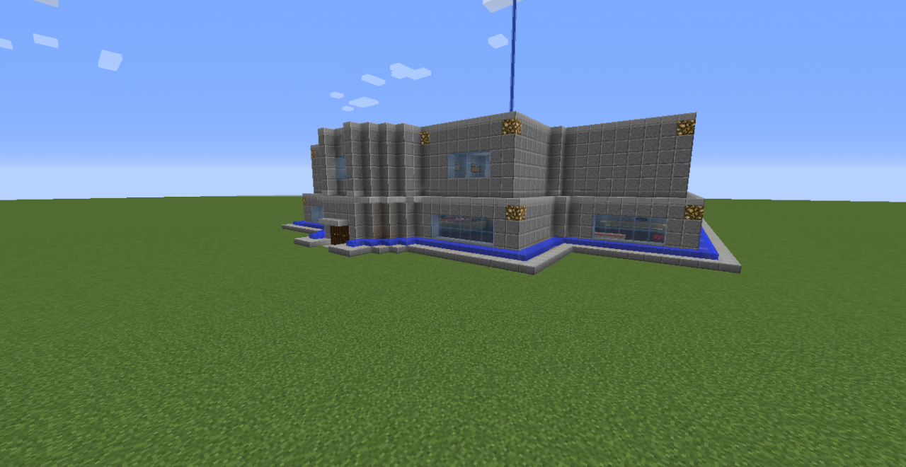 Big Blue Mansion Minecraft Map