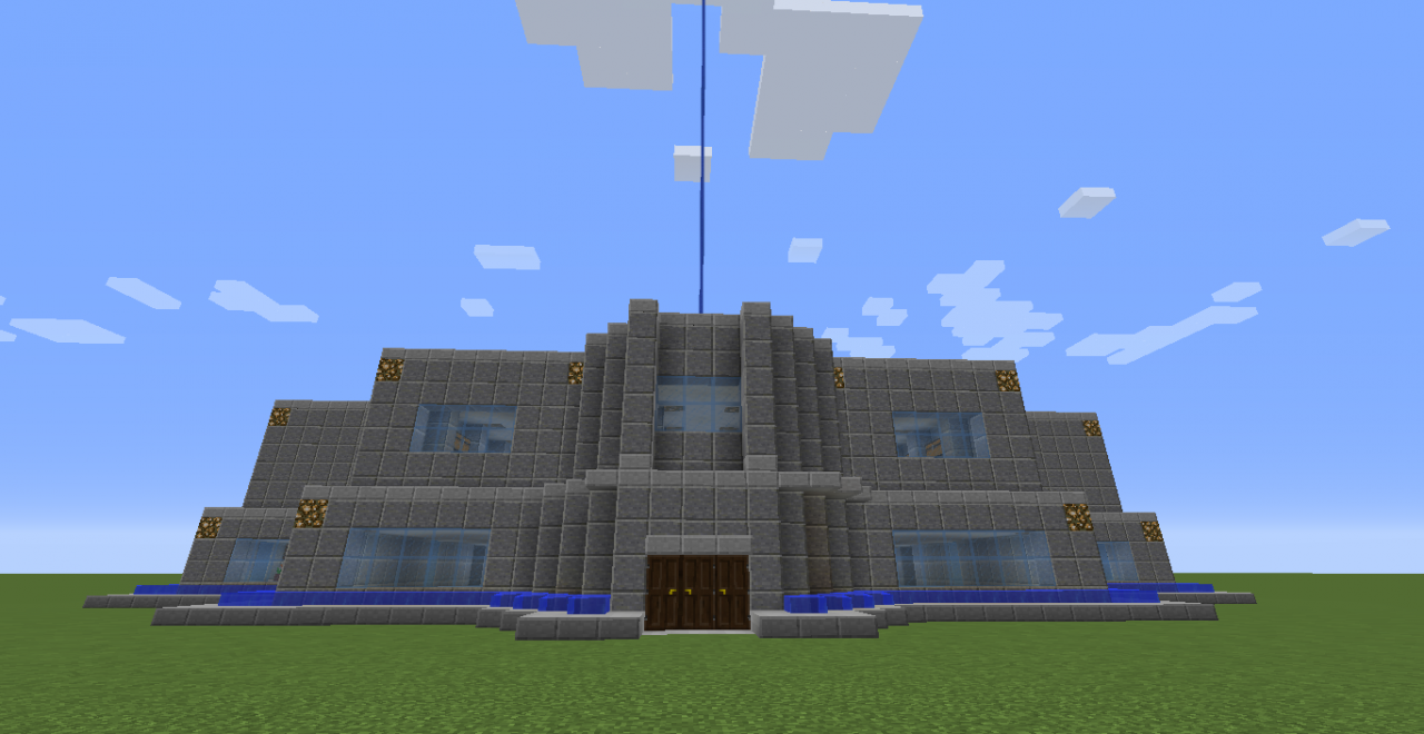 Big Blue Mansion Minecraft Map