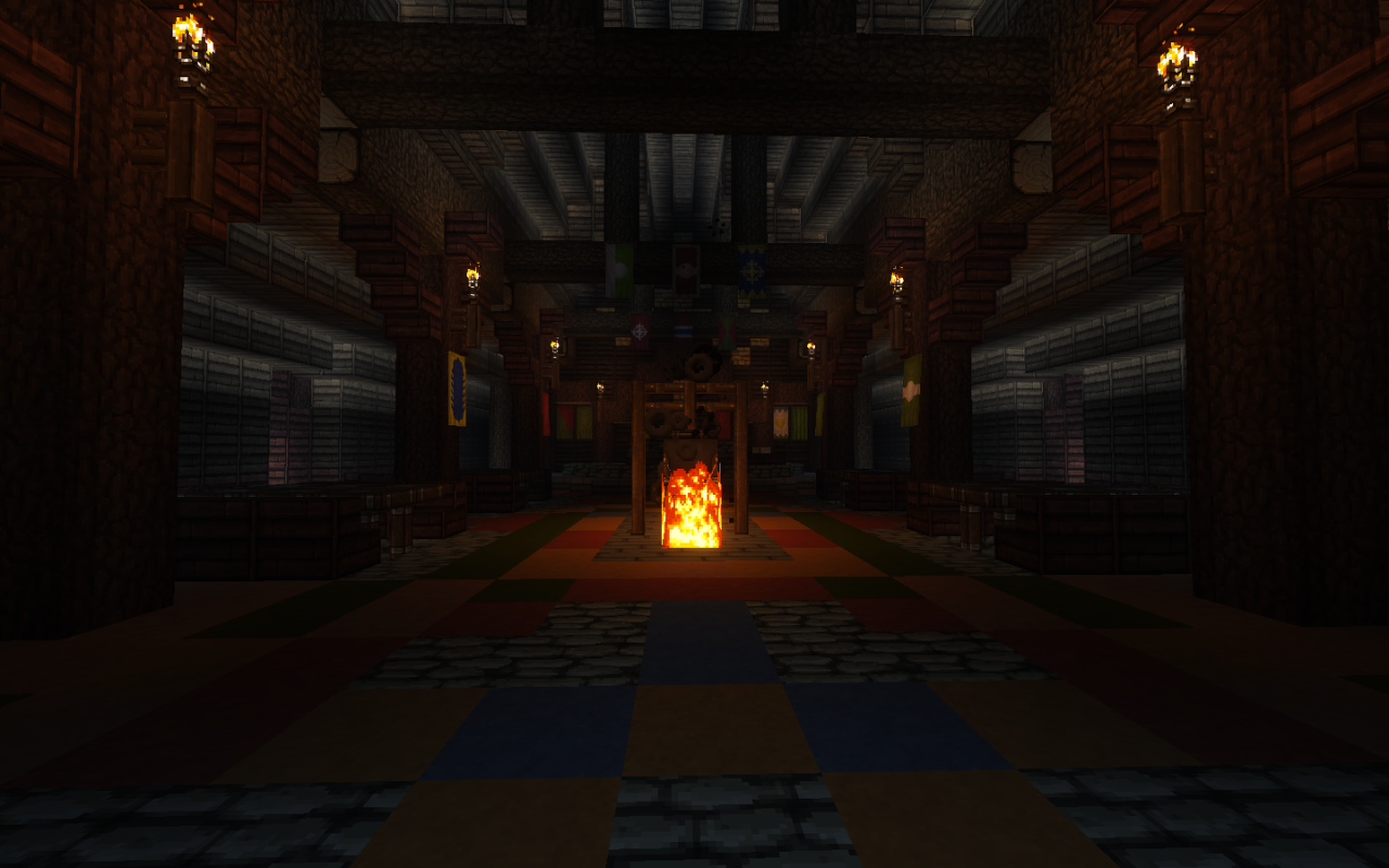 The golden hall (LoTR) Minecraft Map