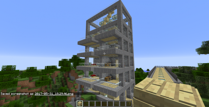 futuristic castle Minecraft Map